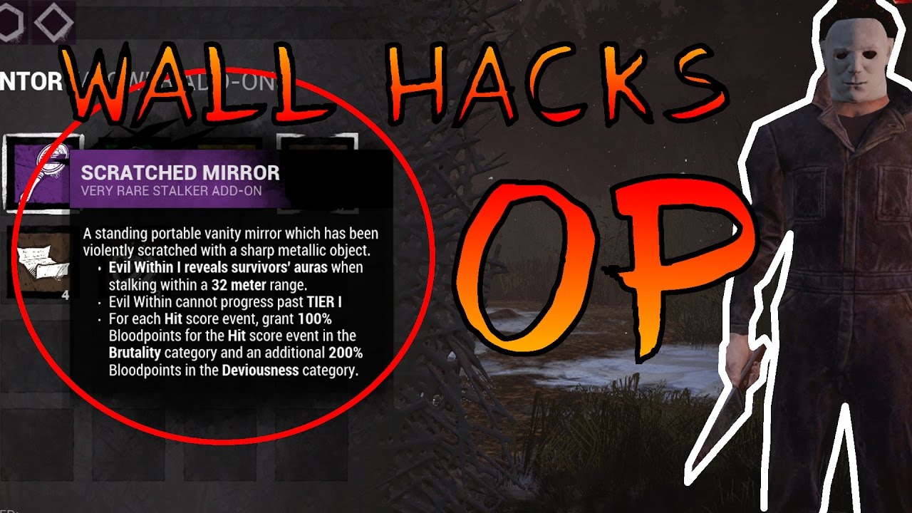 Dead By Daylight Wall Hacking | Micheal Myers Gameplay | Overpowered ...