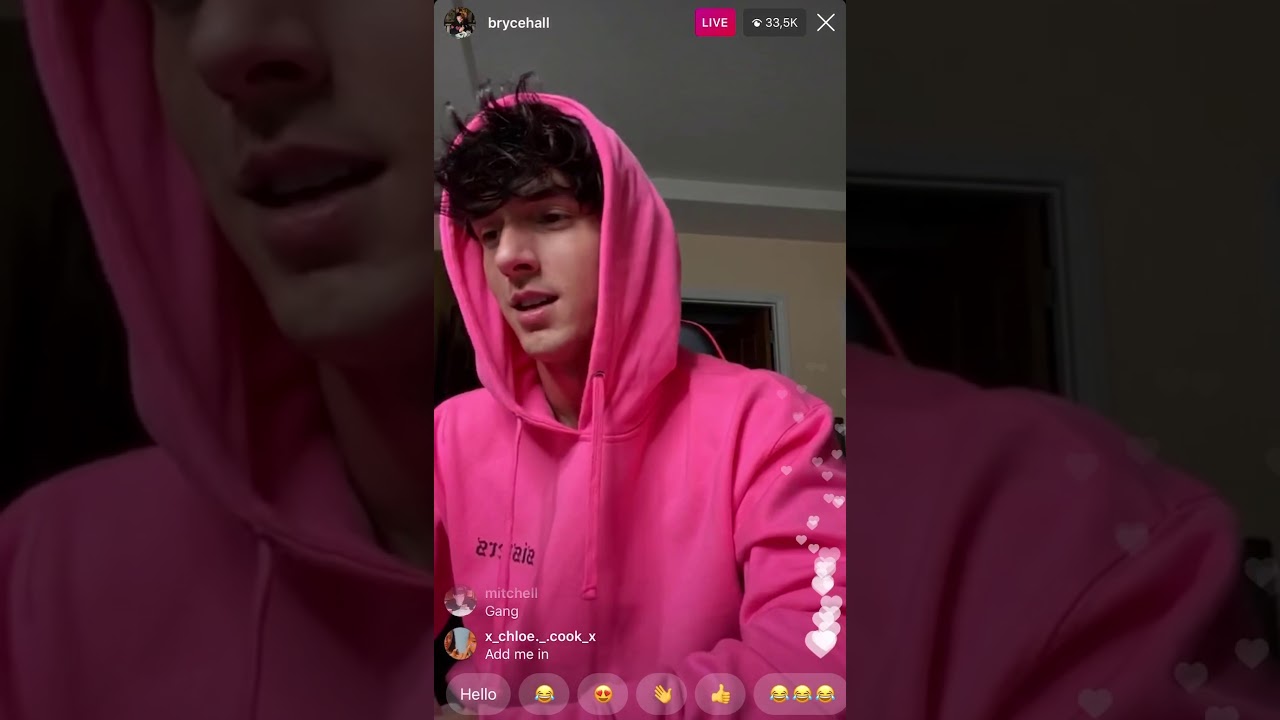 Bryce Hall 7/15/20 Instagram live - YouTube