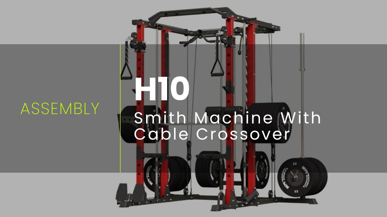 Syedee X ER Kang Smith Machine With Cable Crossover H10 | Assembly ...
