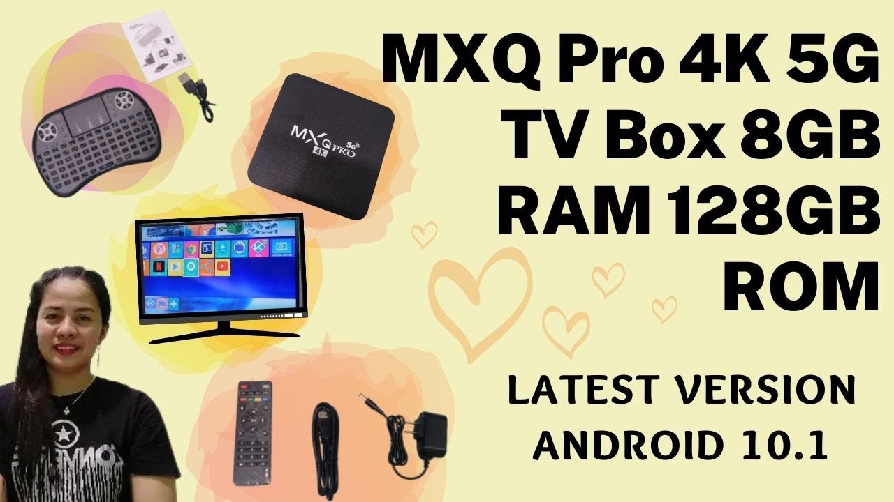 MXQ PRO 4K 5G TV BOX 2021 LATEST VERSION ANDROID 10.1|8GB 128 GB ULTRA ...