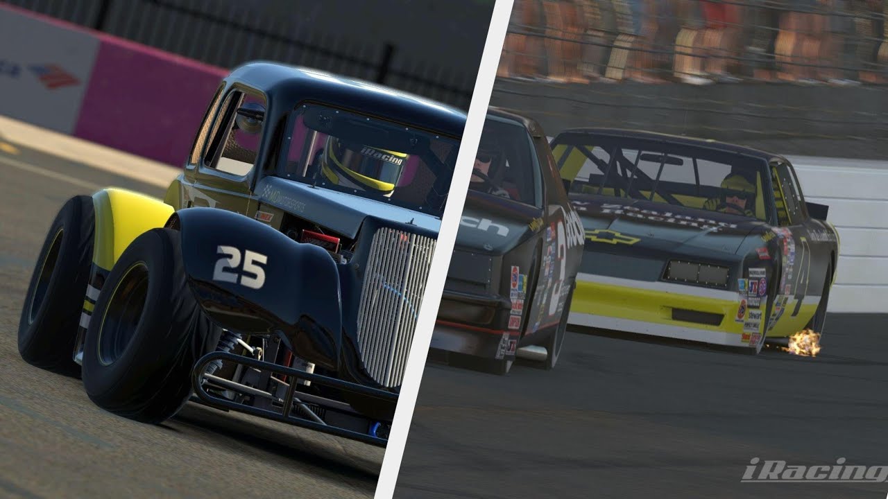 iRacing - Rookie Legends at Charlotte and NASCAR '87 Draft Master at ...