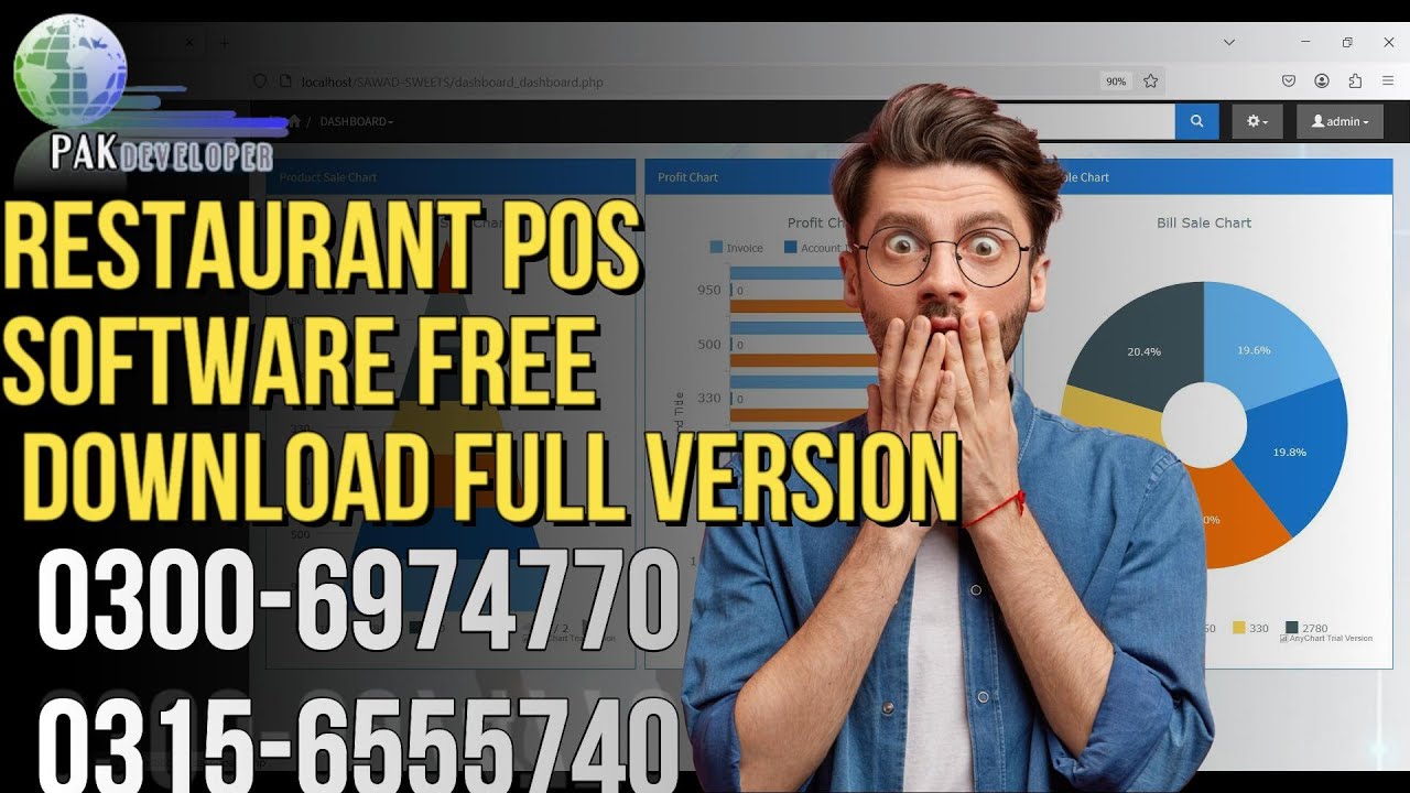 Restaurant POS Software Free Download Full Version - YouTube