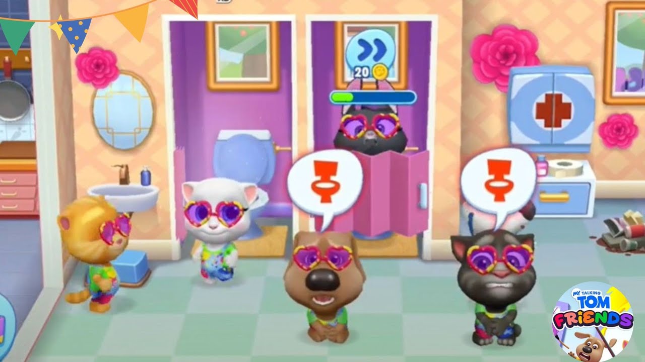 My Talking Tom Friends Gameplay : A Colorful Adventure with New ...