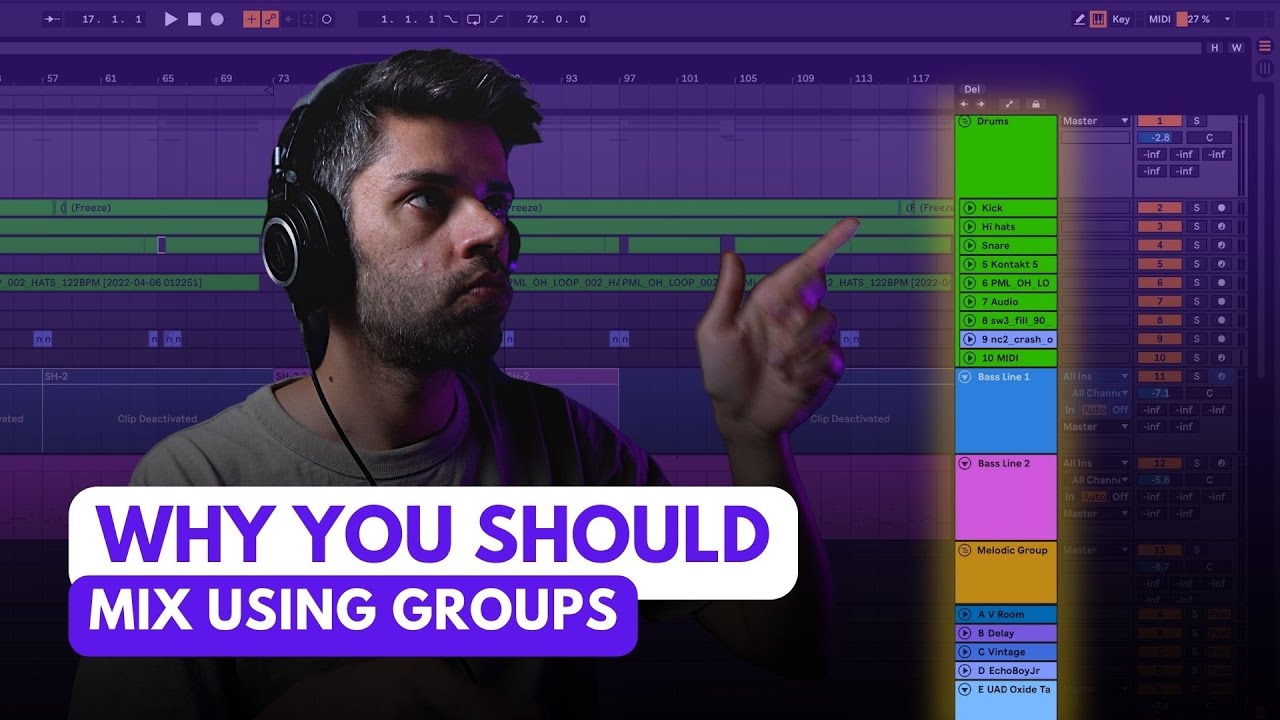 Why You Should Mix Using Groups? | Drum Mixing Tutorial | Music ...
