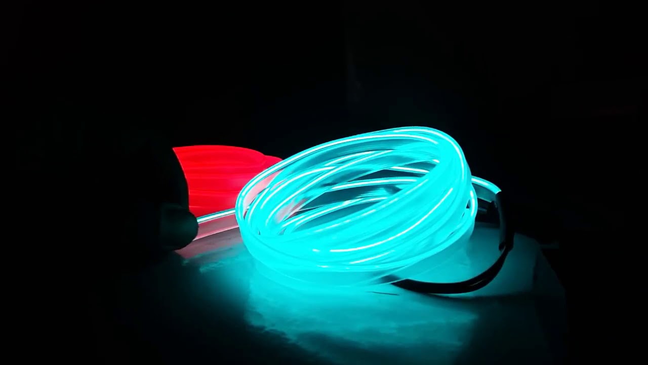 Maximus EL Glow Wire for Interior 2Meters 6ft - YouTube