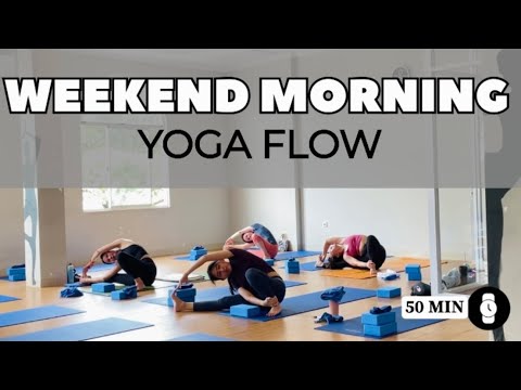 Weekend Morning Yoga Flow | Stress Buster For Weekend Fatigue & Stress ...