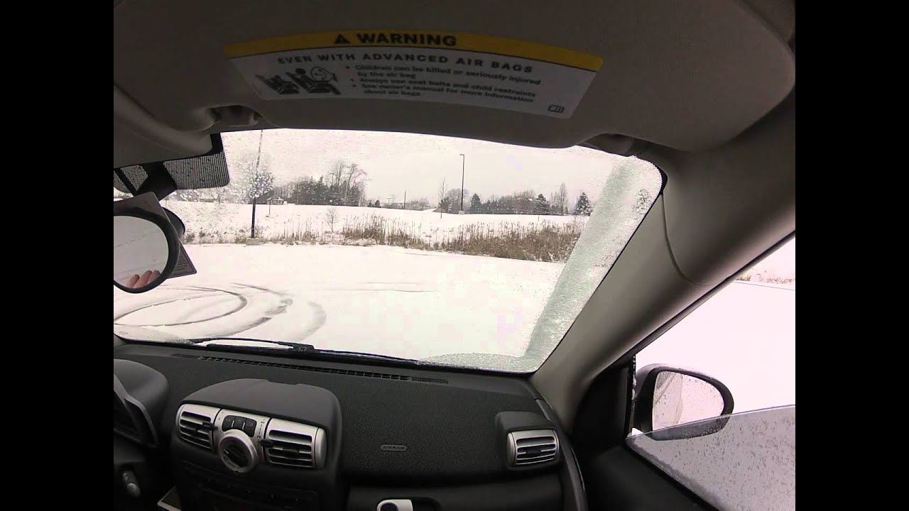 Smart Car Donuts (making me sick) - YouTube