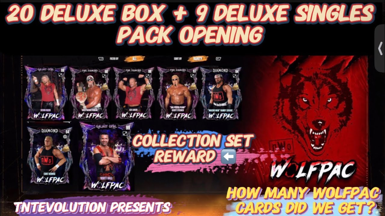 🔥 29 Deluxe 🐺 Pac Pack Opening 🔥 Did We Pull Them All 👀 - WWE2K24 MyFaction?? 🎮 - YouTube