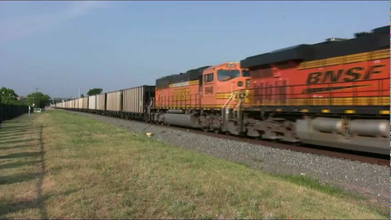 BNSF 5616 - Plano Texas - YouTube
