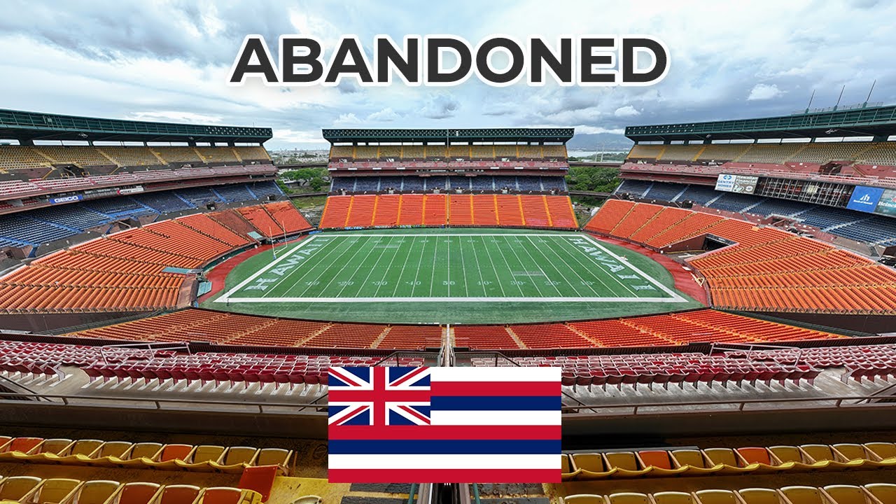 Exploring Hawaii’s abandoned Aloha Stadium by drone - YouTube