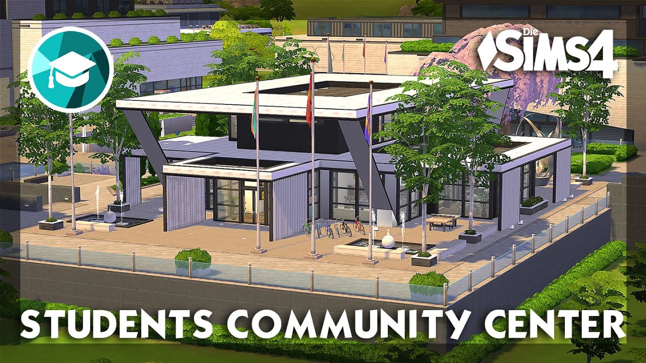 Students Community Center | Discover University | Stop Motion | Sims 4 ...