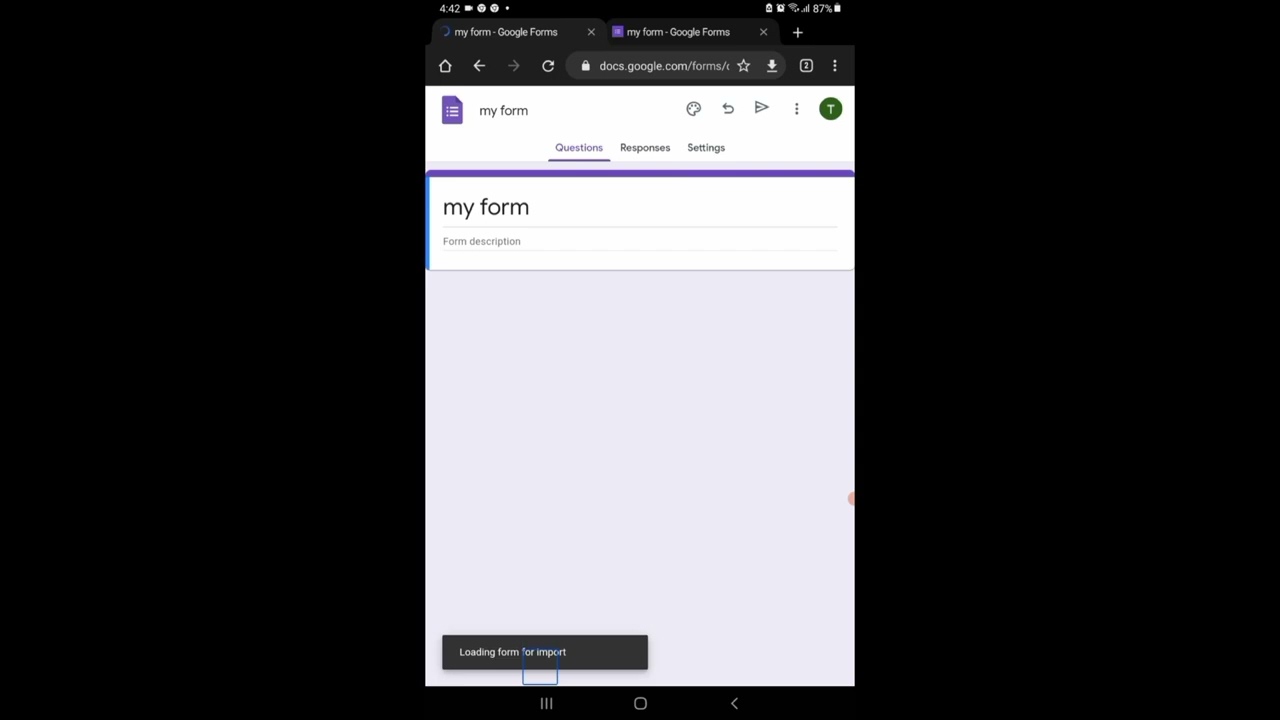 How To Create Google Forms Part 5 How To Import ions From 1 Form To Another For Blind How To Create Google Forms Part 5 How To Import ions From 1 Form To Another For Blind