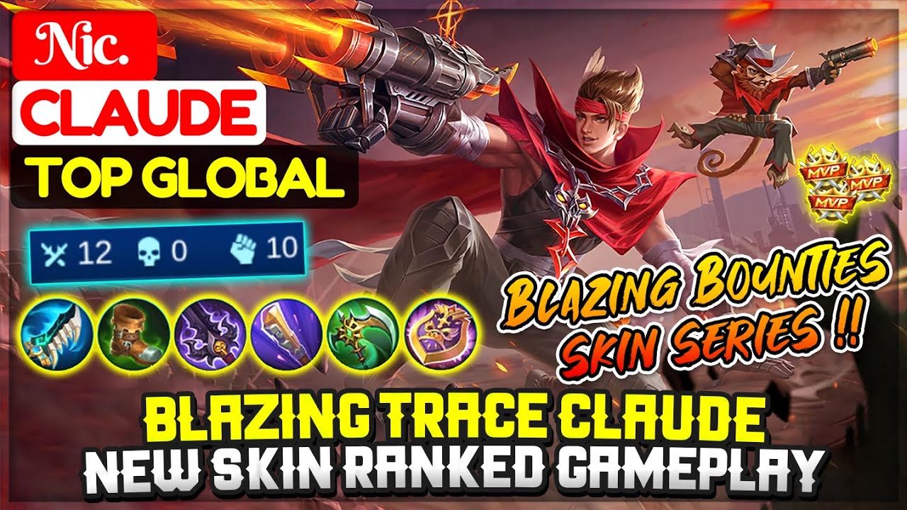 Blazing Trace Claude, New Blazing Bounties Skin Ranked Gameplay [ Top ...