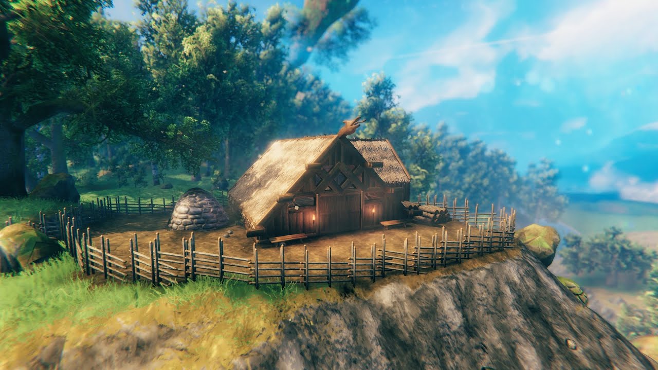 Как Построить Огромный Стартовый Дом В Valheim 2024 - YouTube