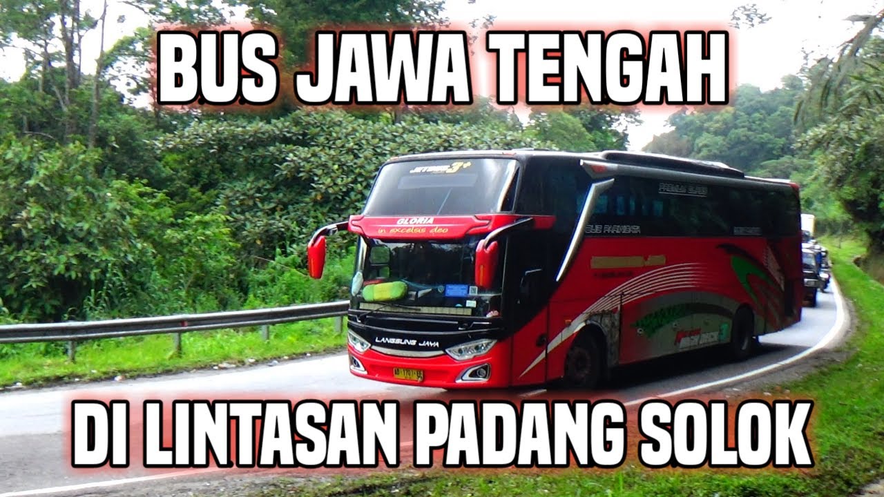 Bus Langsung Jaya Di Lintasan Padang Solok - YouTube