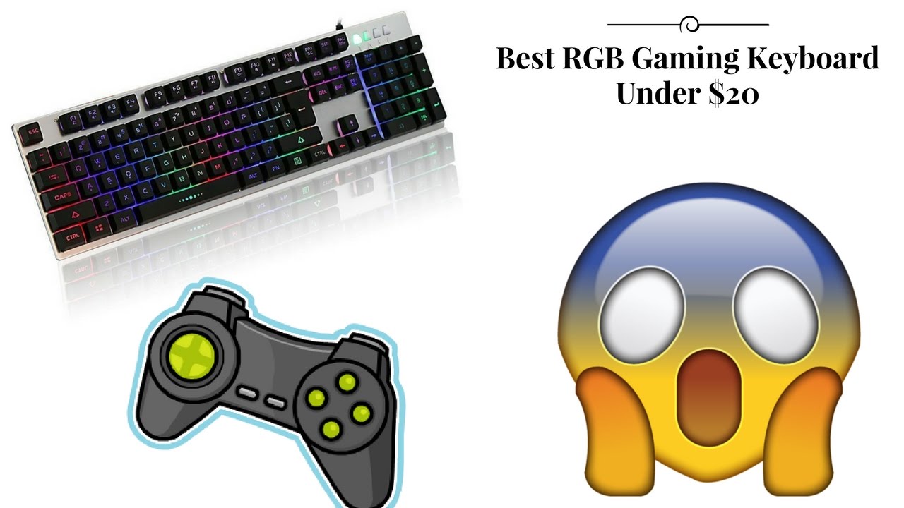 The Best Gaming Keyboard Under $20 (My 1st Review) 4K - YouTube