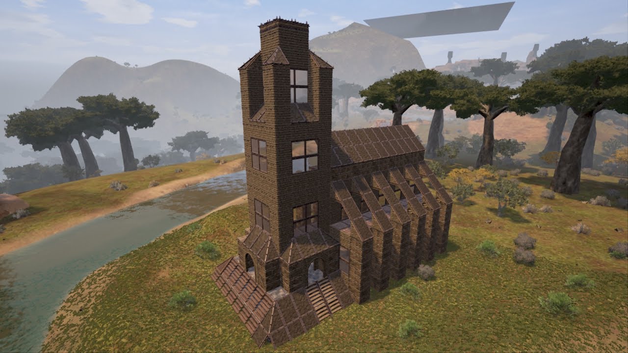 Conan Exiles - Building a chapel inspired by TES IV: Oblivion - YouTube