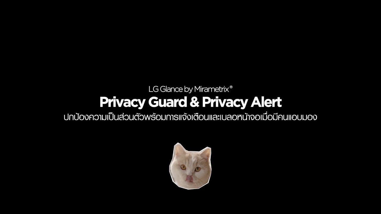 LG GRAM : Privacy Guard และ Privacy Alert แจ้งเตือนและเบลอหน้าจอทันที ...