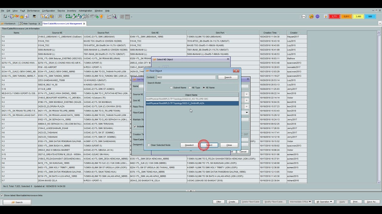 Deleting unused NE from Huawei U2000 Monitoring Software - 2 - YouTube