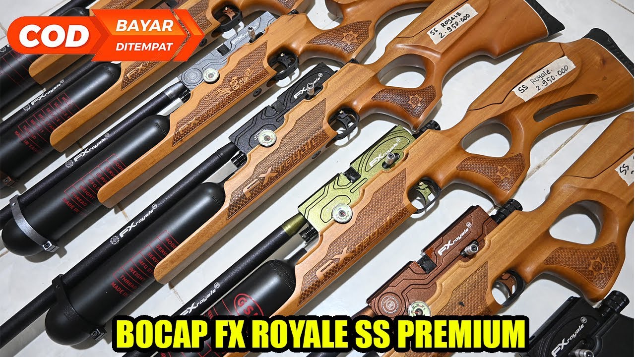 Harga senapan angin PCP BOCAP FX ROYALE 500CC SERI SS PREMIUM terbaru ...