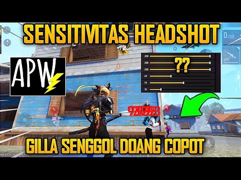 SENSITIVITAS APW FF ASLI 2024🥵SENSITIVITAS FF AUTO HEADSHOT TERBARU ...