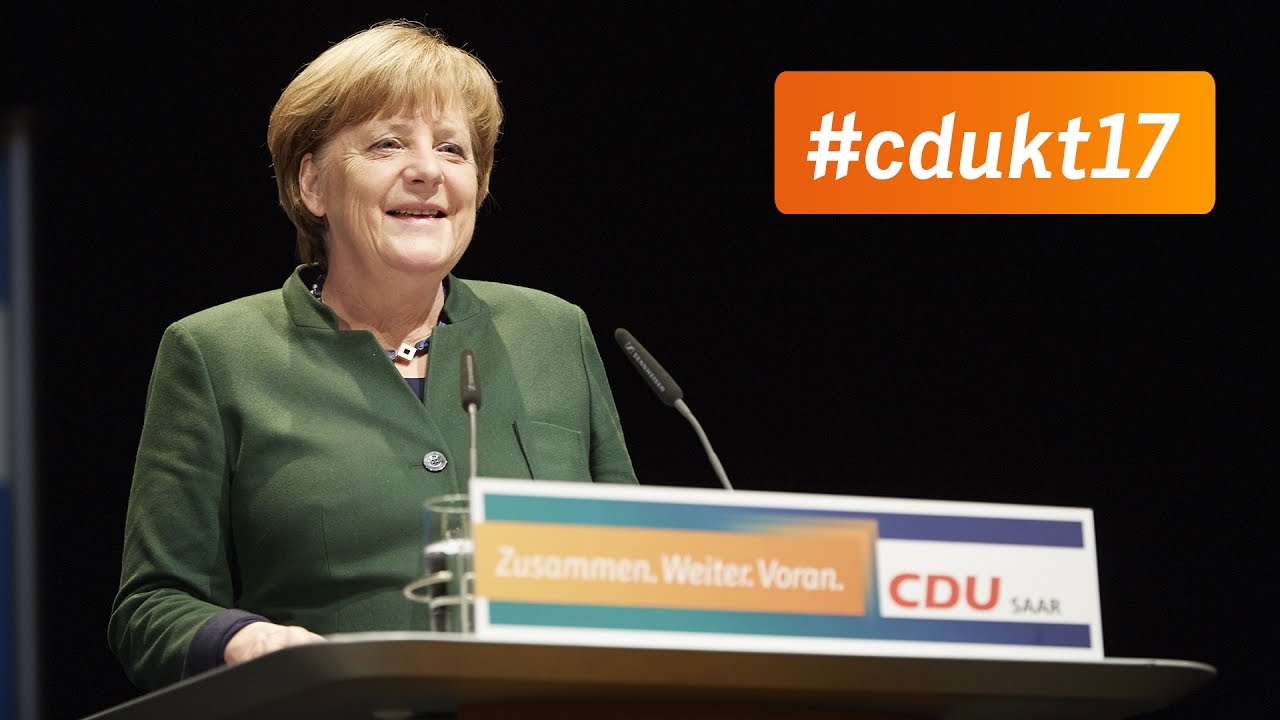 Angela Merkel beim Neujahrsempfang der CDU Saar - YouTube