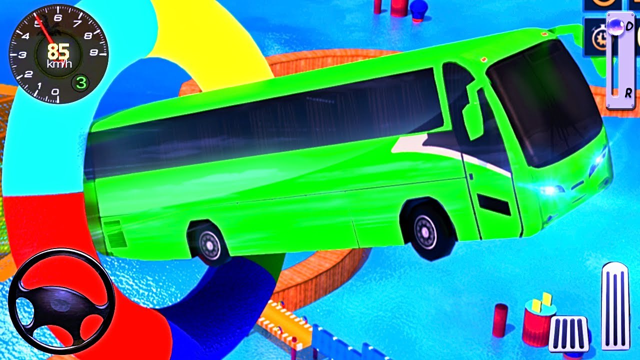 Impossible Bus Stunt Driving Ramp Bus Stunts 2020 #2 - Android Gameplay ...