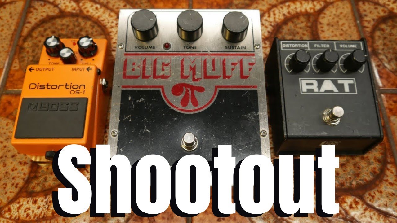 Boss DS-1 vs EHX Big Muff vs ProCo Rat - YouTube