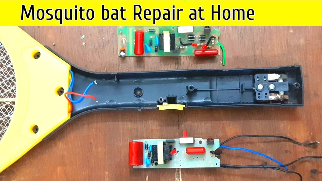 #Mosquito bat Repair at Home || mosquito bat board change at easy # ...