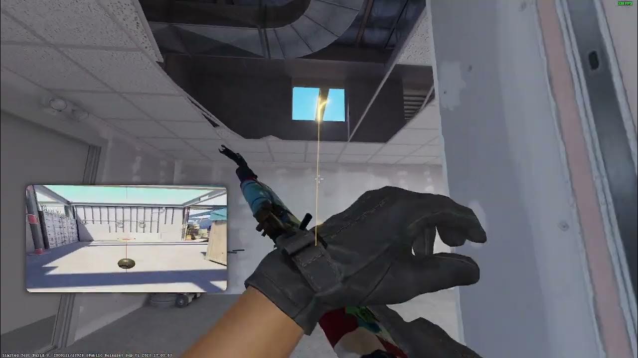 CS2 Vertigo Ohnepixel Nade From T Mid - YouTube