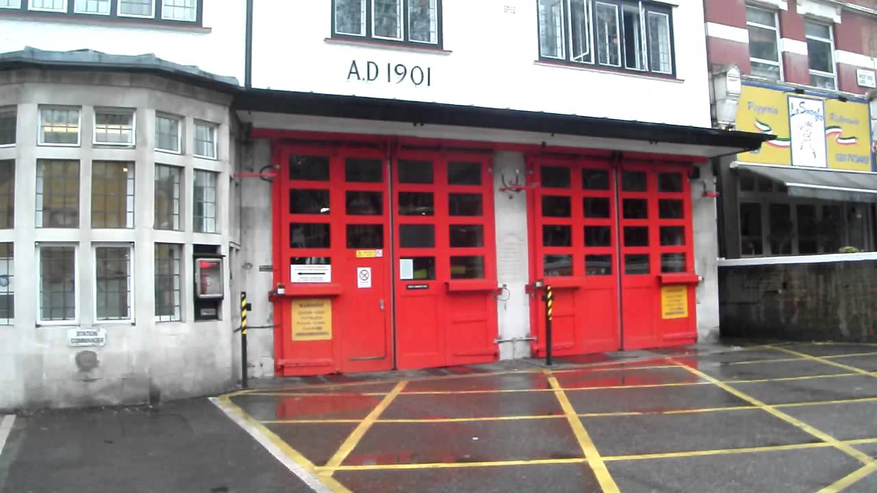 London Fire Brigade - A41 West Hampstead Fire Station - YouTube