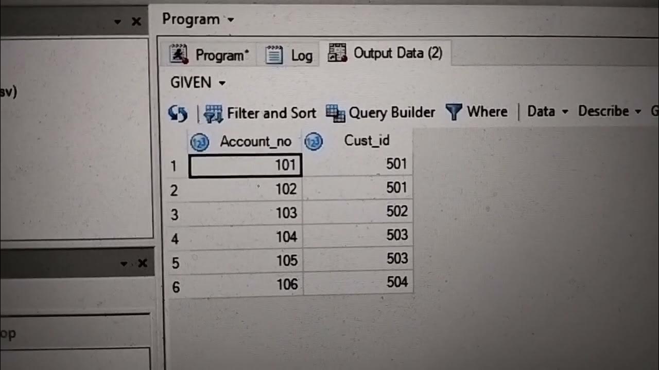 To Find out the unique records using First. and Last. using Data Step ...