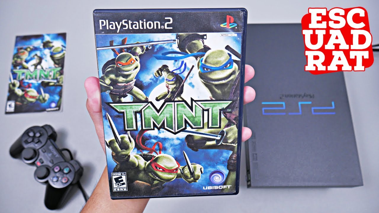 TMNT PS2, Unboxing & Gameplay Teenage Mutant Ninja Turtles PlayStation ...