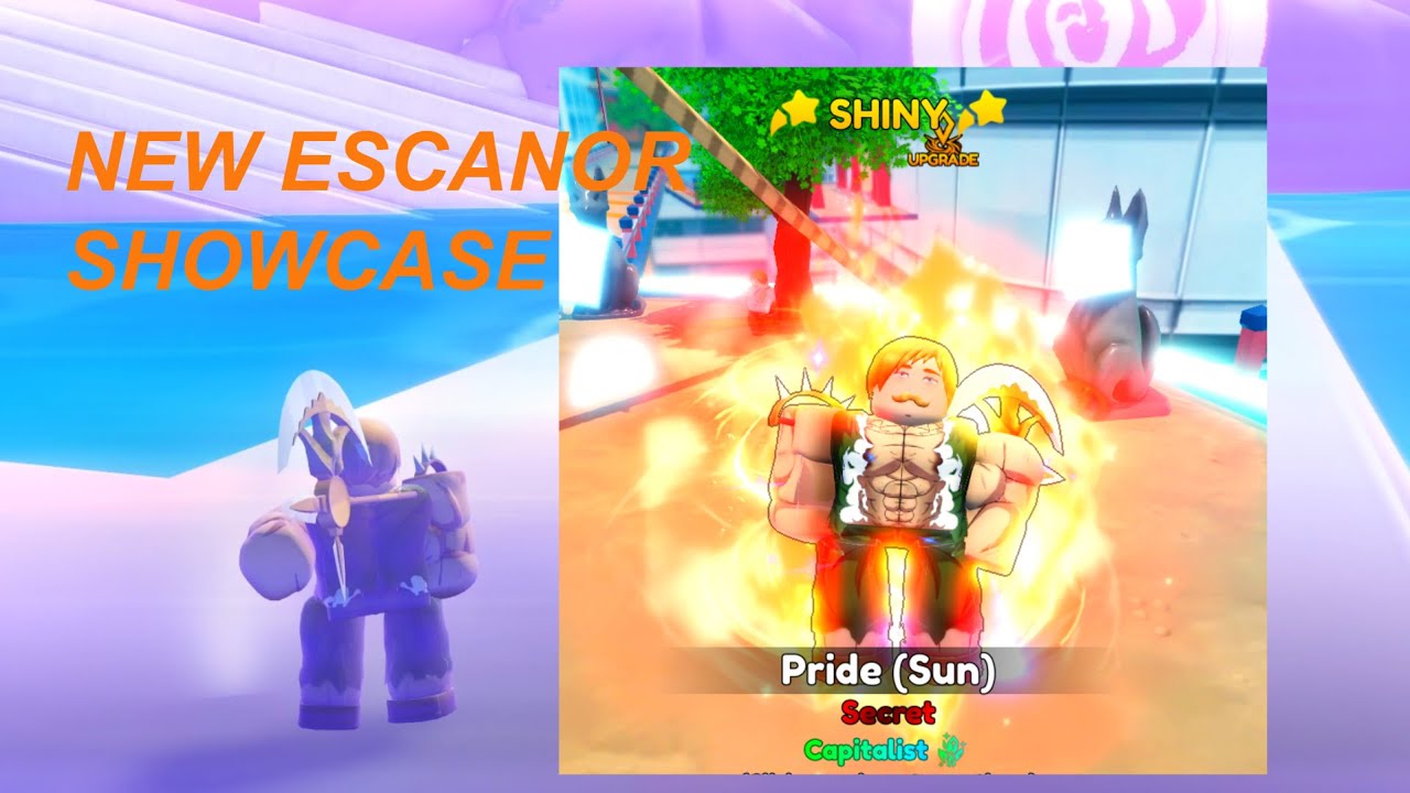 Roblox Anime Ranger X NEW SHINY ESCANOR/PRIDE SHOWCASE, SOLO UTA - YouTube