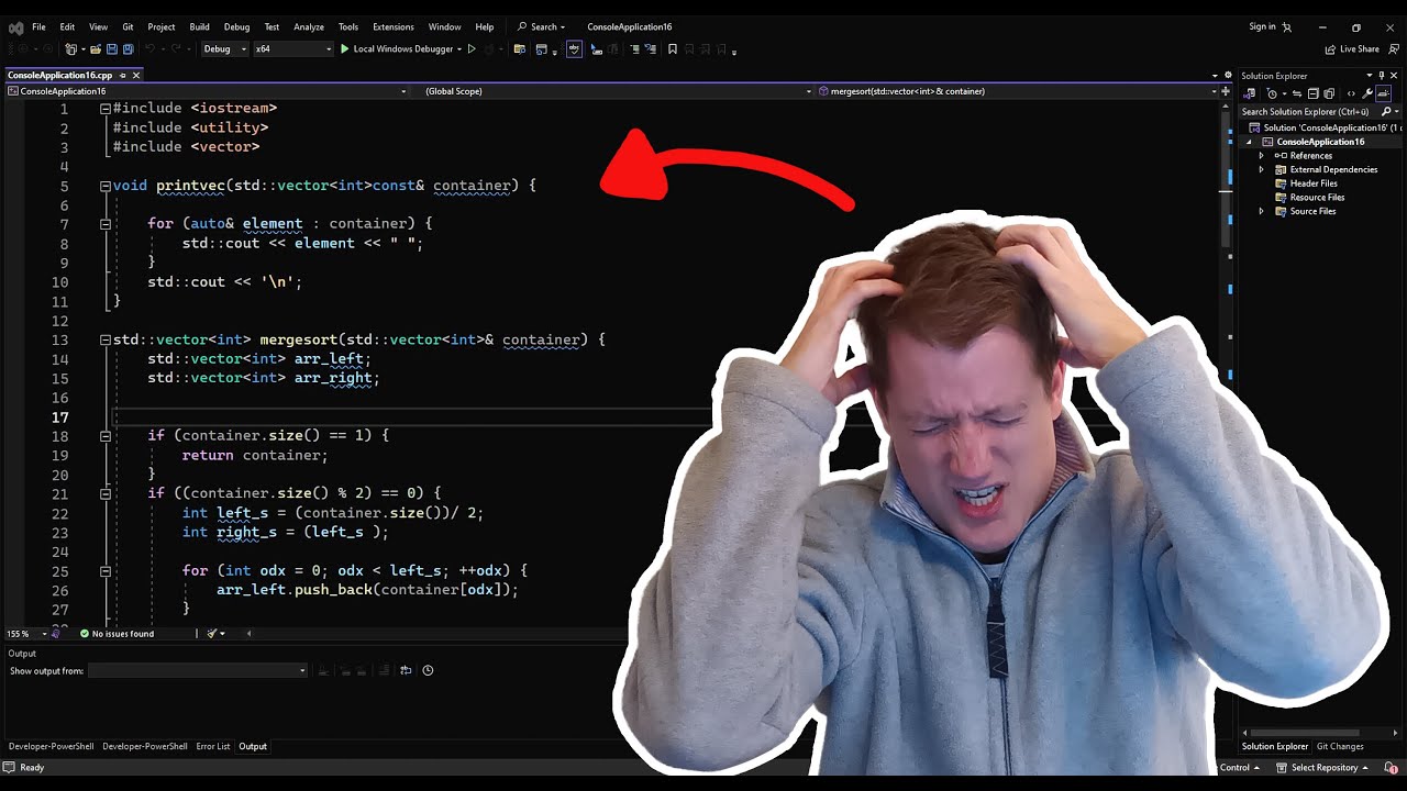 🔴 Live Coding Cpp Programming 🚀 Quick Sort Algorithm Youtube