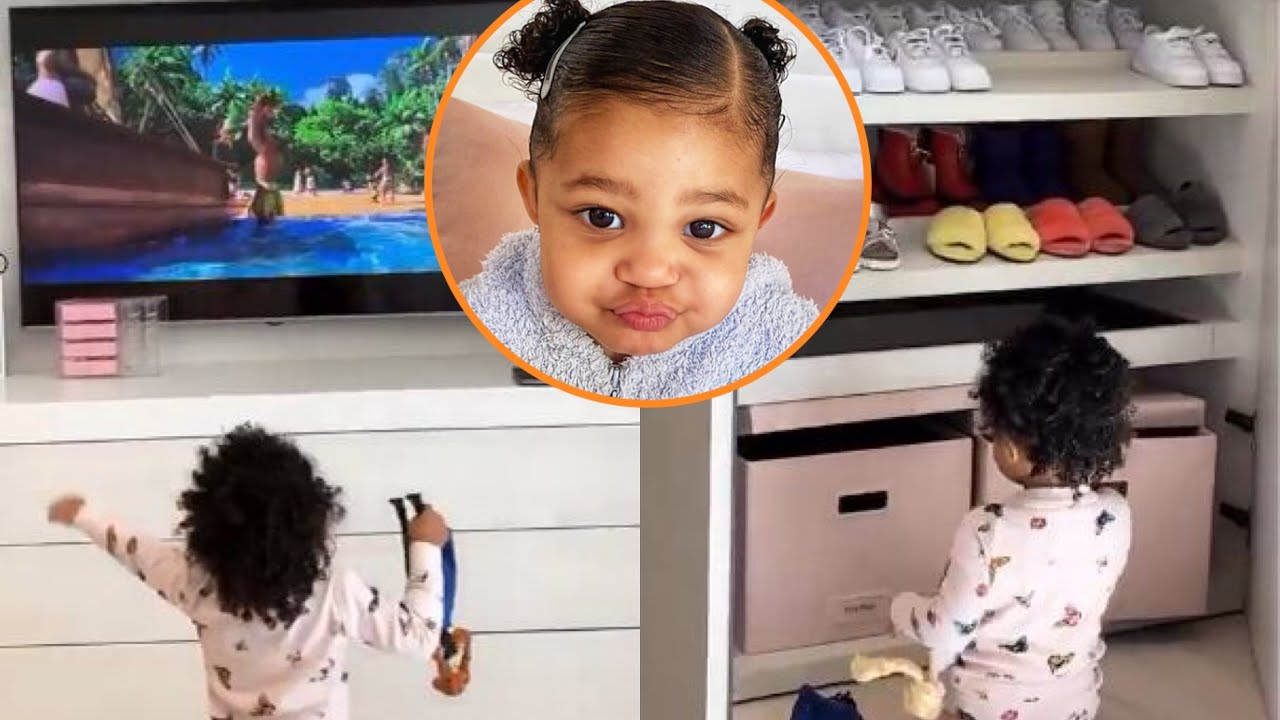 Peep the shoe collection 👀 Stormi today with Kylie 💜 - YouTube