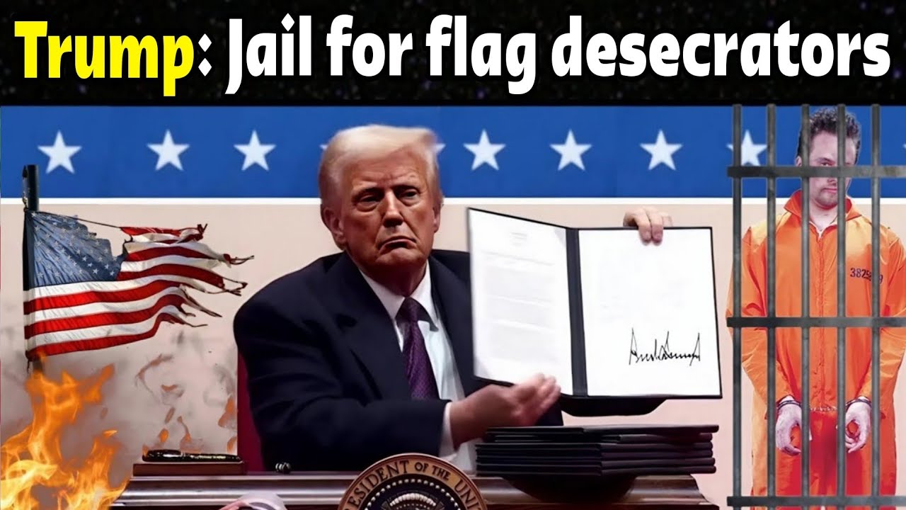President Donald Trump Protects the American Flag from Desecration ...
