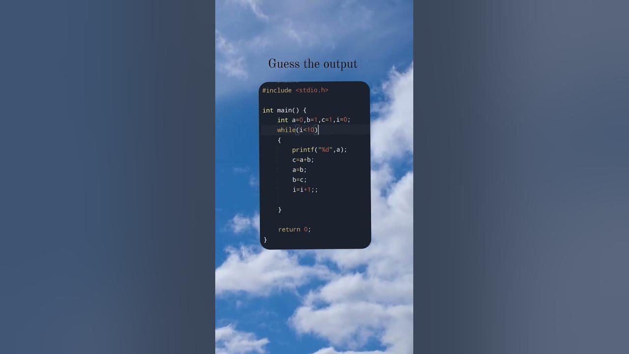 Guess The Output👩🏫👨🏫👩💻👨💻trendingshorts Codinglover Codinglove Clanguage Youtube