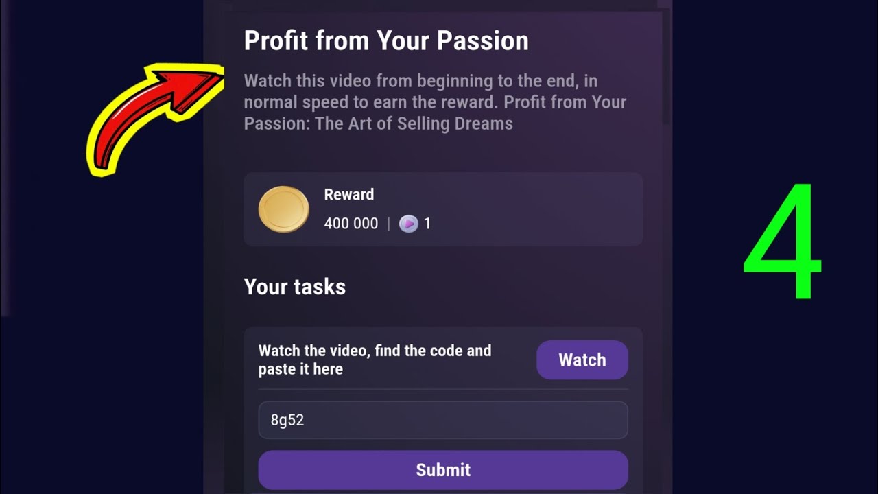 Profit From Your Passion | Tapswap Code | Profit from Your Passion: The Art of Selling Dreams ...