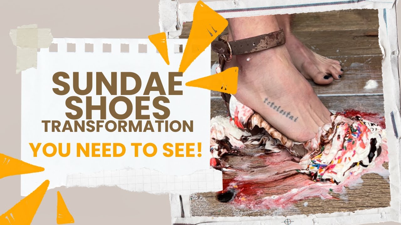 Sundae Shoes Transformation! You Need To See! - YouTube