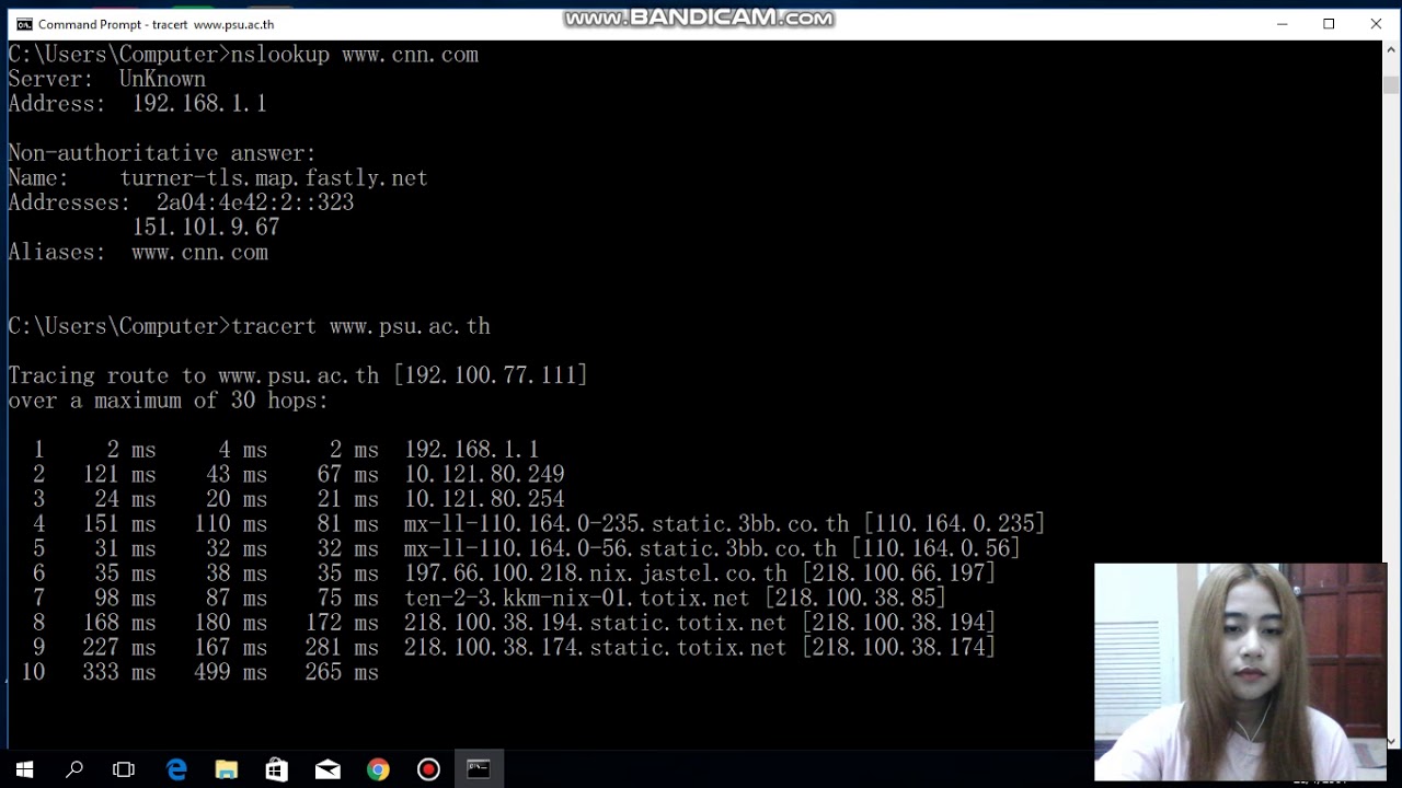 Network Troubleshooting Command Network Troubleshooting Command