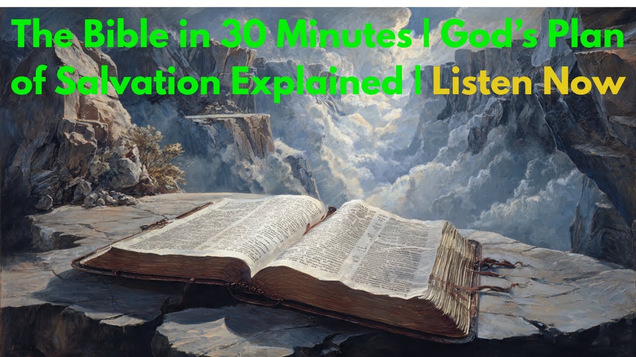 "The Bible in 30 Minutes | God’s Plan of Salvation Explained | Listen ...