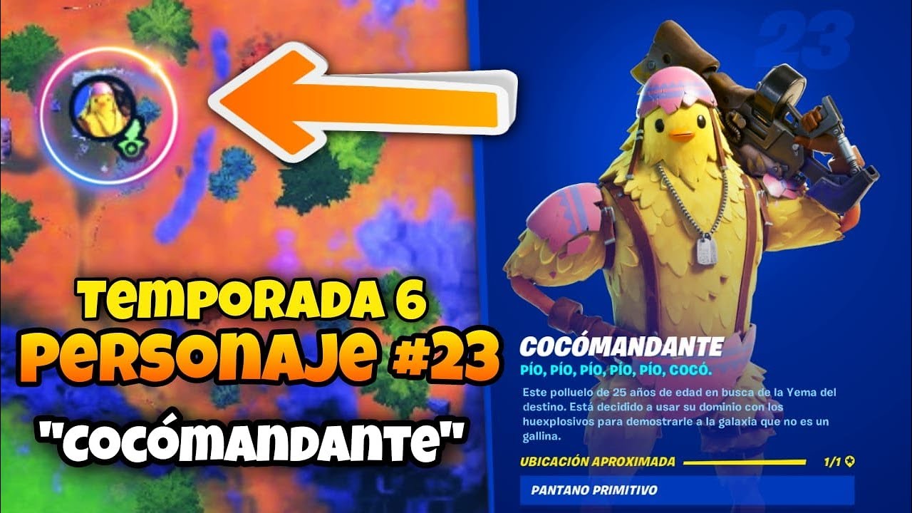 Como ENCONTRAR la UBICACIÓN del PERSONAJE NÚMERO #23 de FORTNITE ...