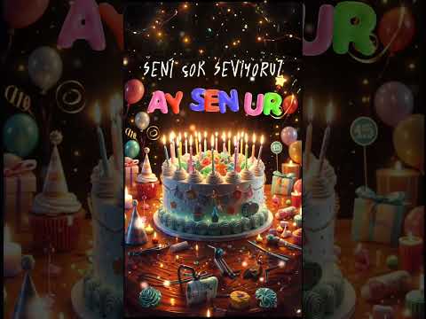 BUGÜN KİMİN DOĞUM GÜNÜ 🎈İyi Ki Doğdun AYŞENUR🌟 Mutlu Yıllar! Doğum Günün Kutlu Olsun AYŞENUR