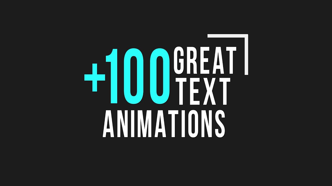 THE BEST TEXT EFFECTS PRESETS Free Download YouTube THE BEST TEXT EFFECTS PRESETS Free Download YouTube