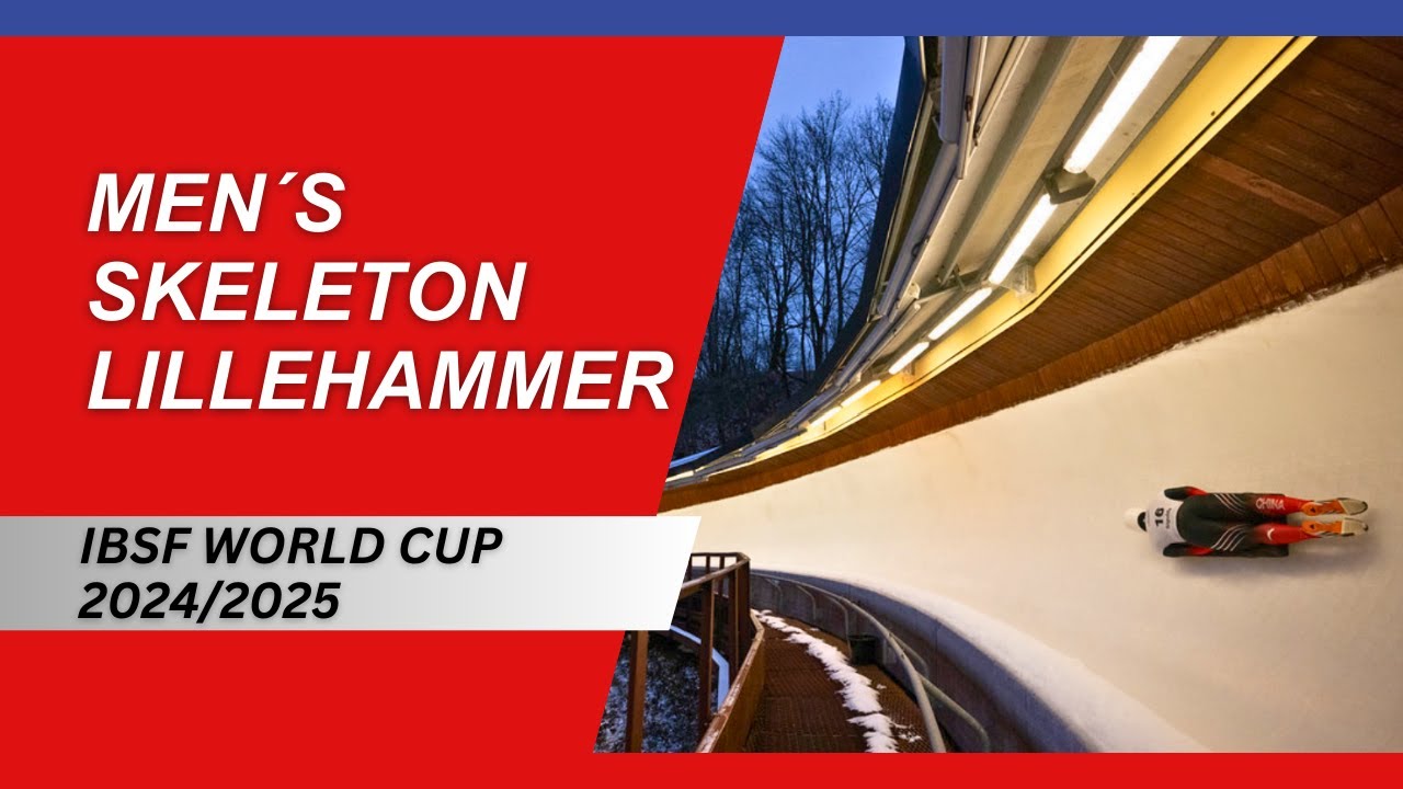 IBSF World Cup Lillehammer - Men's Skeleton - Heat 2 - YouTube