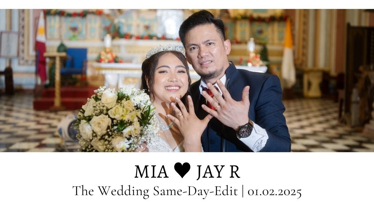 Cavite Wedding of JAY-R and MIA | Same-Day-Edit - YouTube