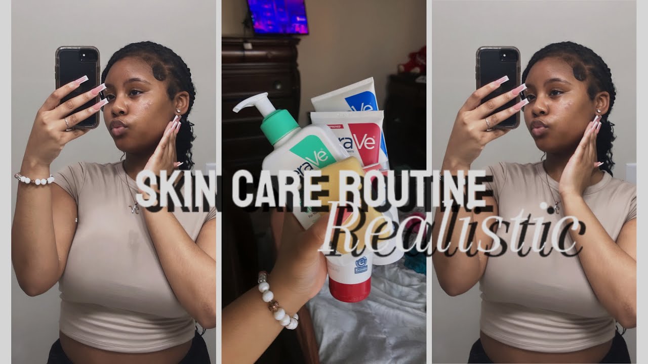 My skincare routine *realistic routine* - YouTube