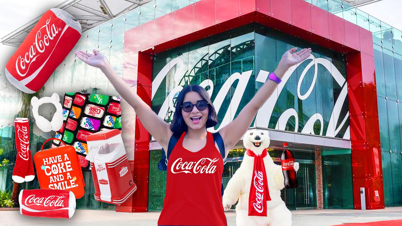 Visité la tienda MÁS GRANDE de Coca-Cola del mundo 😱 ¡Probé COCA-COLA ...