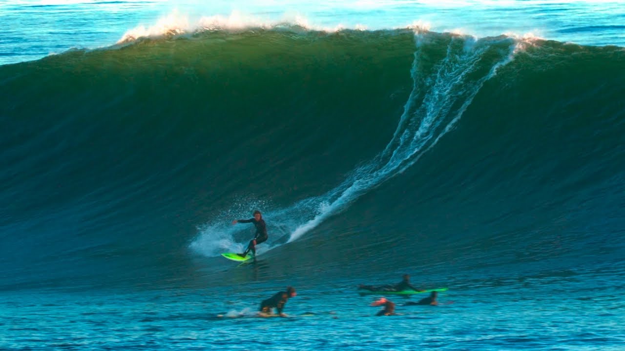 Surfing at Steamer Lane Santa Cruz - Black Friday - 4KHDR60FPS - YouTube